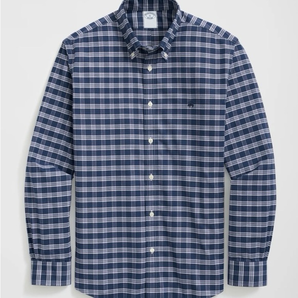 Brooks Brothers | Shirts | Nwt Brooks Brothers Mens Bluegreen Plaid ...